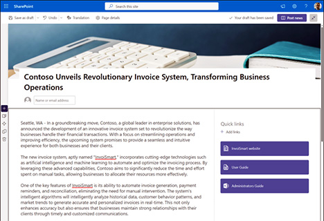 How to Manage News in SharePoint - by WME