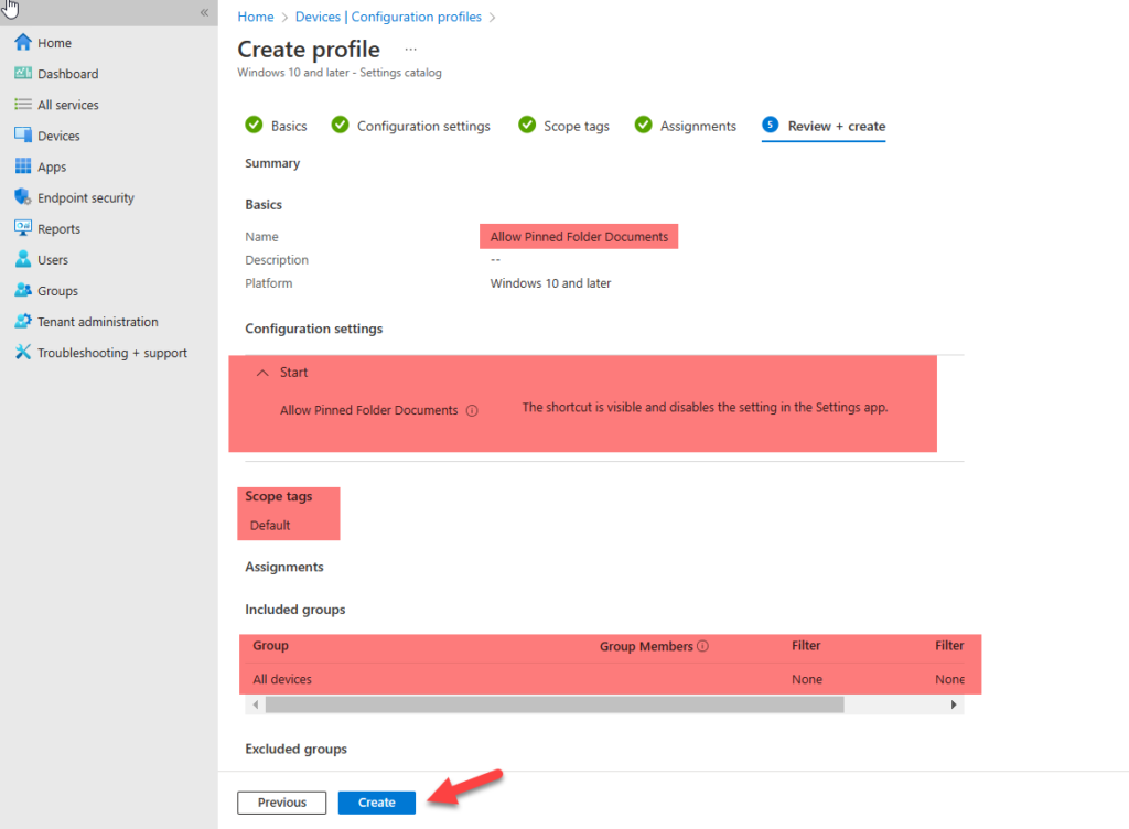 Learn Using Intune to Configure Start Policies for Windows Devices