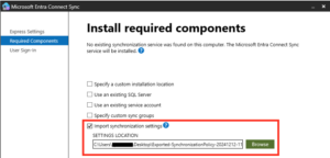 For Seamless Integration, Update sourceAnchor in Entra Connect